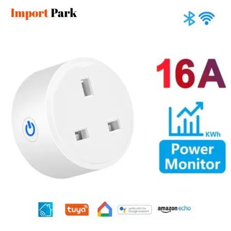 Flat 3 Pin Plug Socket | Wifi Enabled | Import Park