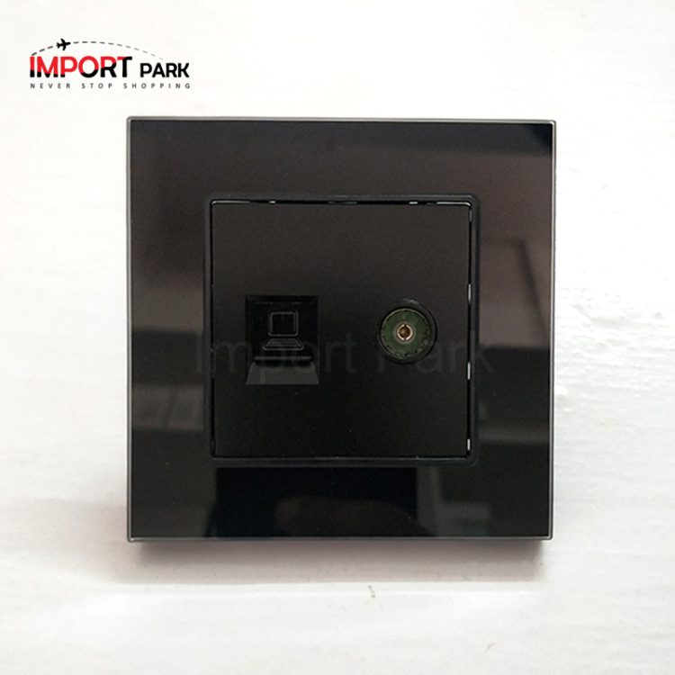 Glass Border Dish + Internet Socket Black Price in Bangladesh
