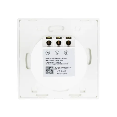 WiFi Smart EU 2 Pin Wall Socket White
